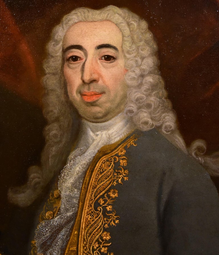 Cabrera Portrait Paint Oil on canvas Old master 18yh Century Spain ...