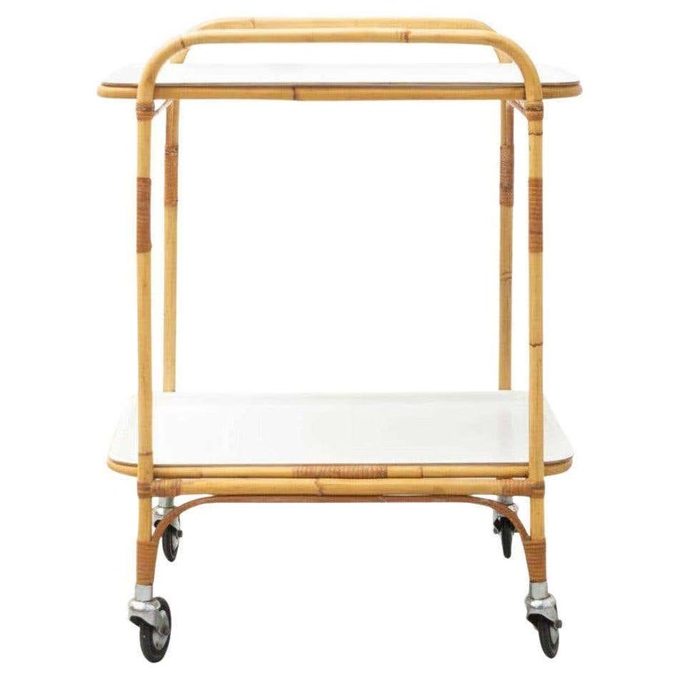 Miguel Milà Manila Bamboo Trolley, circa 1960 For Sale at 1stDibs
