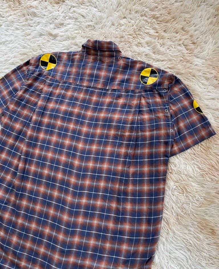 Miharayasuhiro 2010's Oversized Atomic Plaid Shirt For Sale at 1stDibs