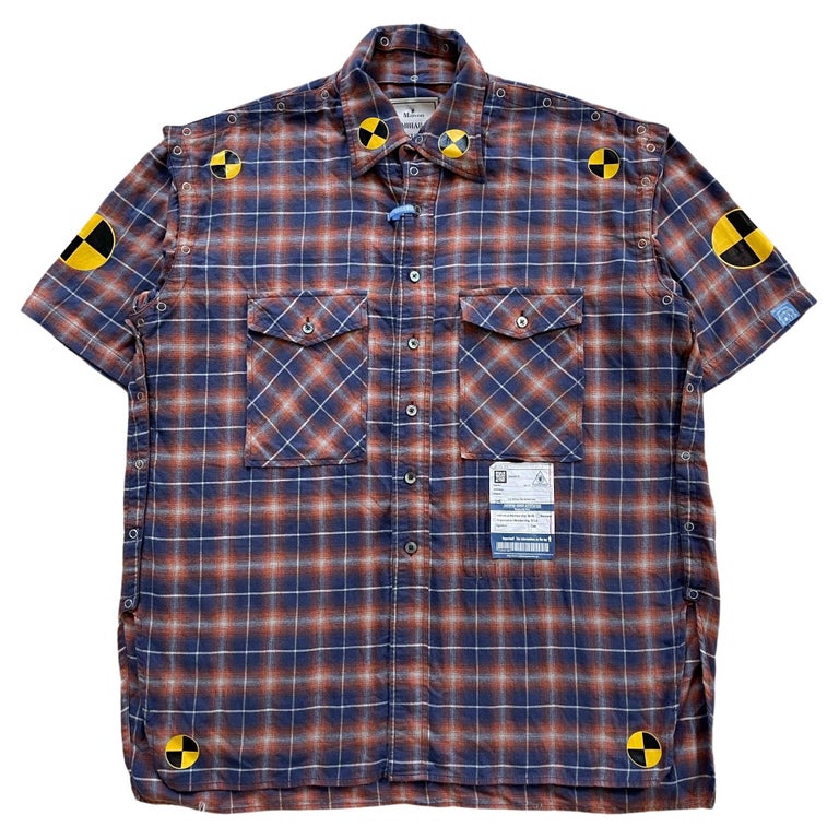 Miharayasuhiro 2010's Oversized Atomic Plaid Shirt For Sale at 1stDibs