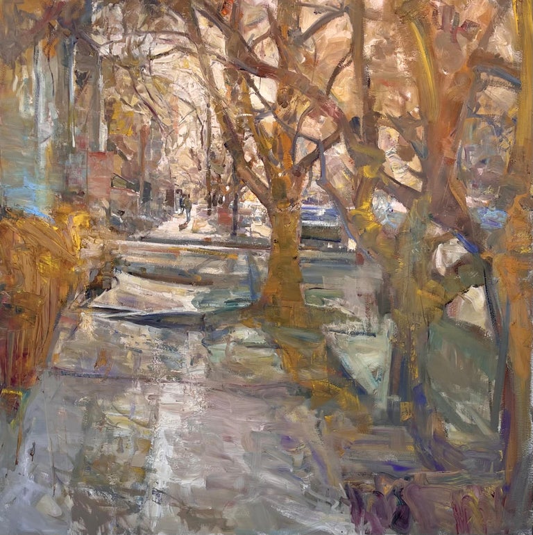 Mikael Olson - "Amber Light," Oil Painting For Sale at 1stDibs