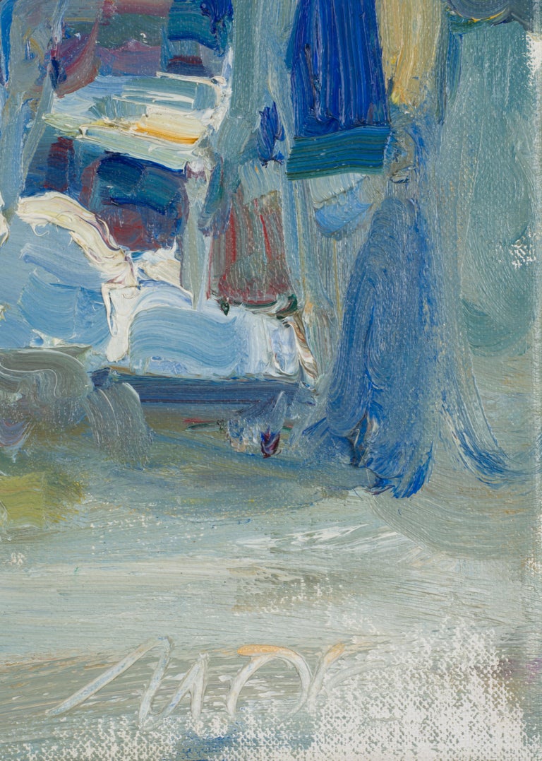 Mikael Olson - "Chairs," Original Oil Painting For Sale at 1stDibs