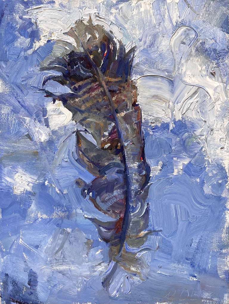Mikael Olson - "Feather," Oil Painting For Sale at 1stDibs