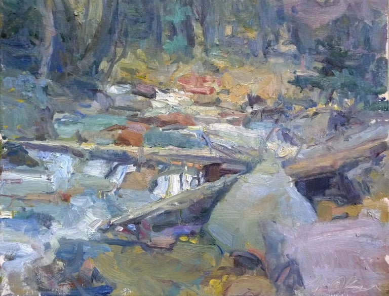 Mikael Olson - "The Other Side" Oil Painting at 1stDibs