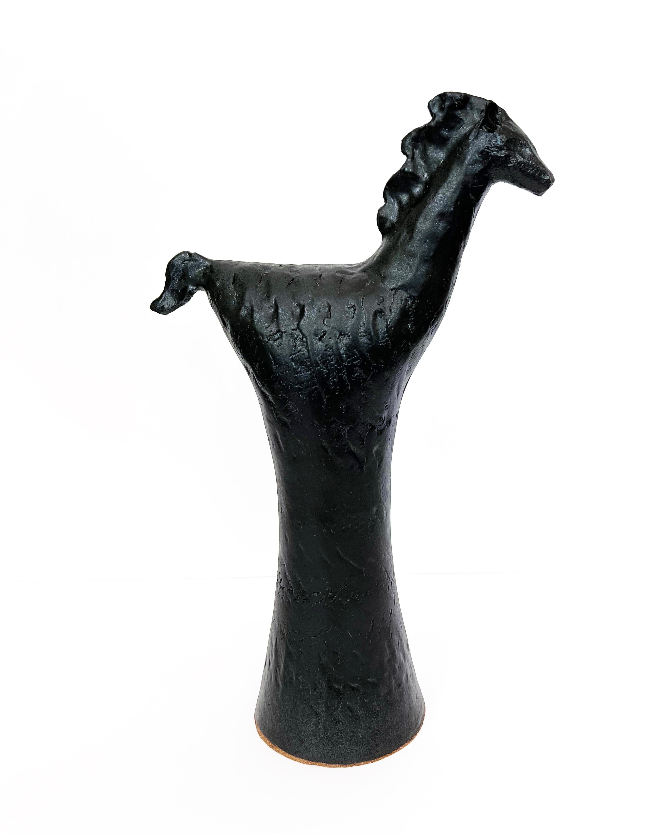 Mike Cerv - "Proud Crow" 2021, 23" Ceramic Sculpture inspired by ...