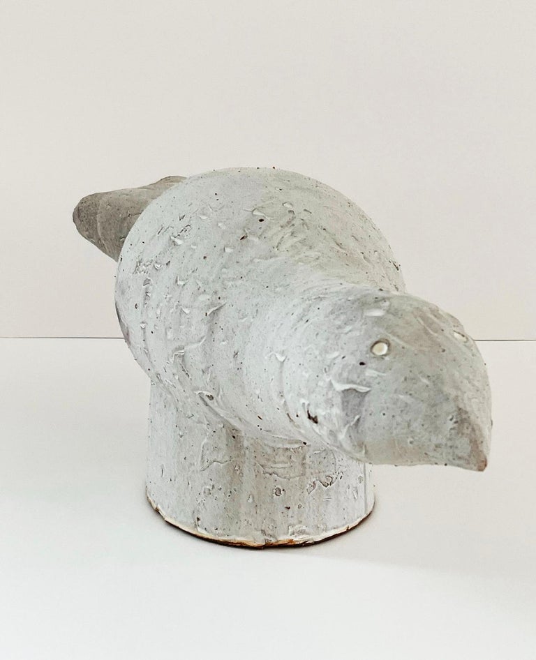 Mike Cerv - "Diving Hawk" 2021, 9" x 25" Ceramic Sculpture Inspired by ...