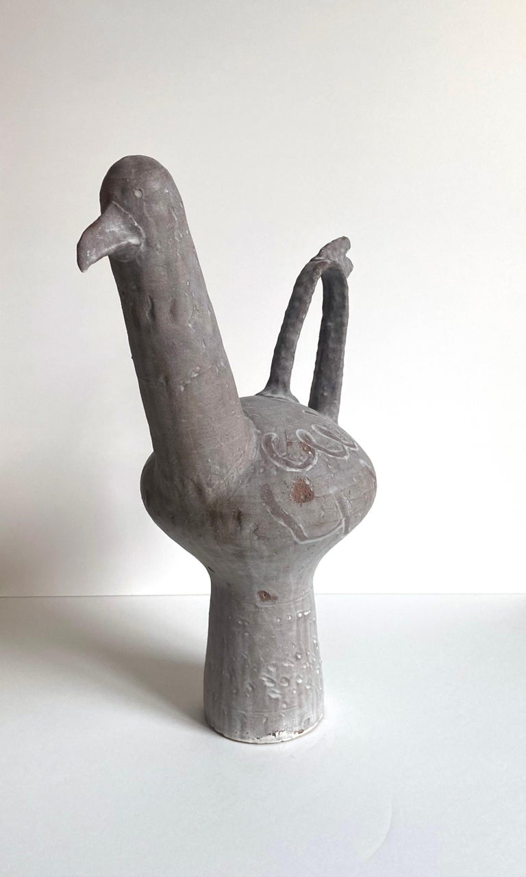 Mike Cerv - "Handled Hawk" 2021, Ceramic Sculpture, 24" Inspired by ...