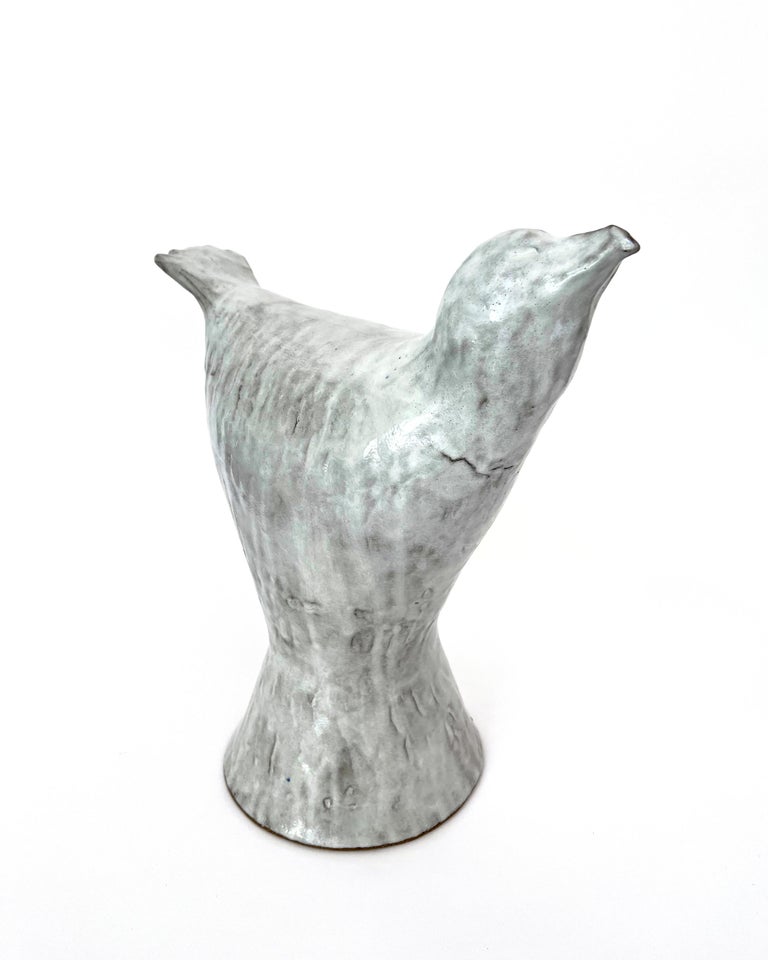 Mike Cerv - "Joyous Crow" Ceramic Sculpture For Sale at 1stDibs