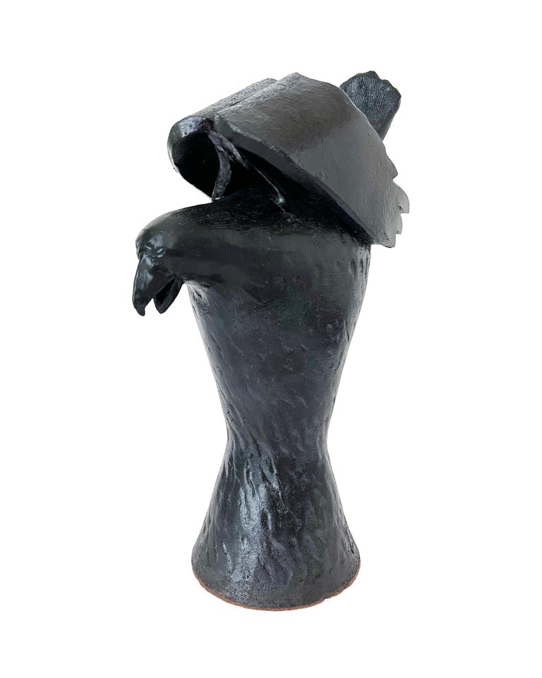 Mike Cerv - "Mother Hawk" Ceramic Sculpture For Sale at 1stDibs