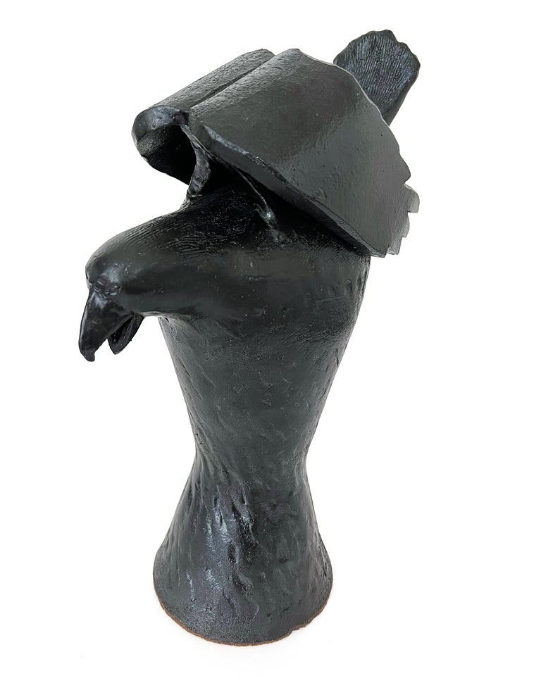 Mike Cerv - "Mother Hawk" Ceramic Sculpture For Sale at 1stDibs