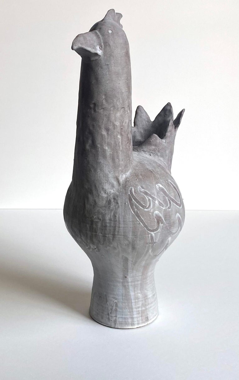 Mike Cerv - "Proud Crow" 2021, 23" Ceramic Sculpture inspired by ...