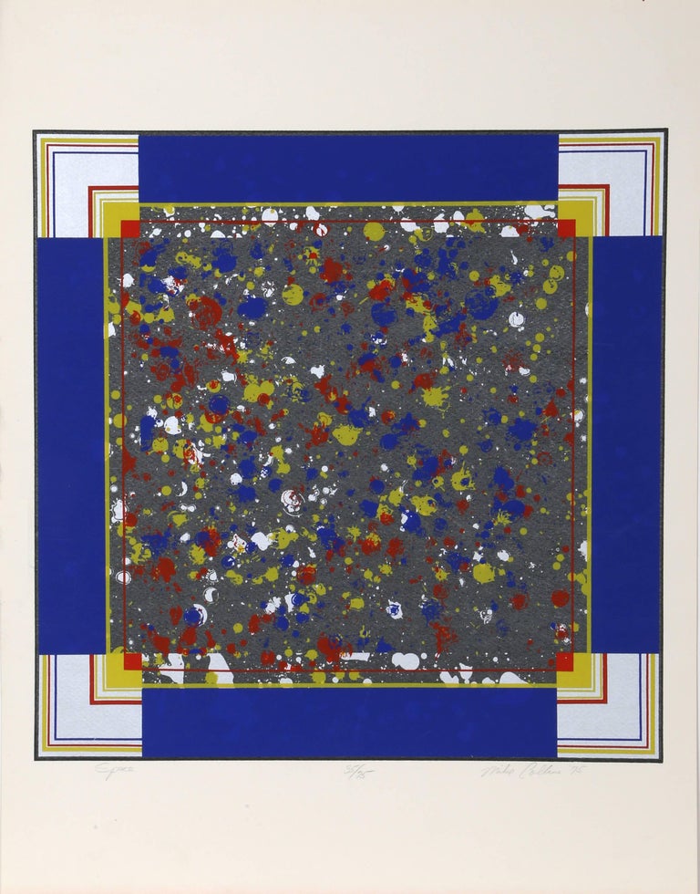 Mike Collins - "Space", Primary Geometric Print by Mike Collins For ...