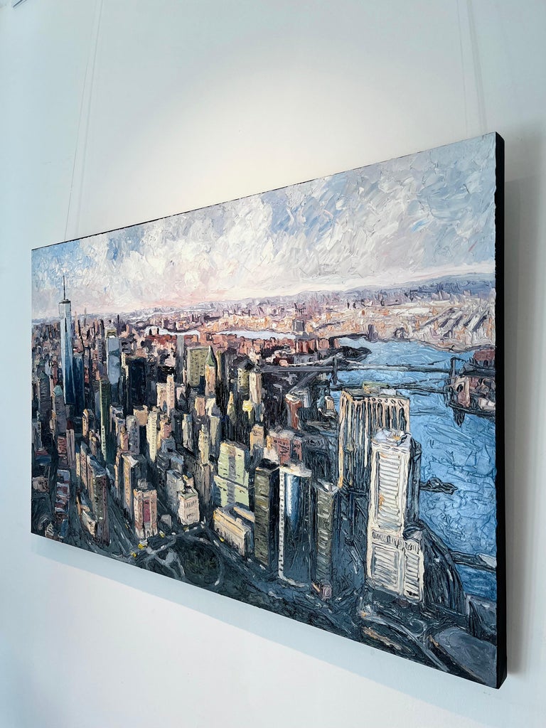 Mike Fantuz - NYC Financial District - original contemporary cityscape ...