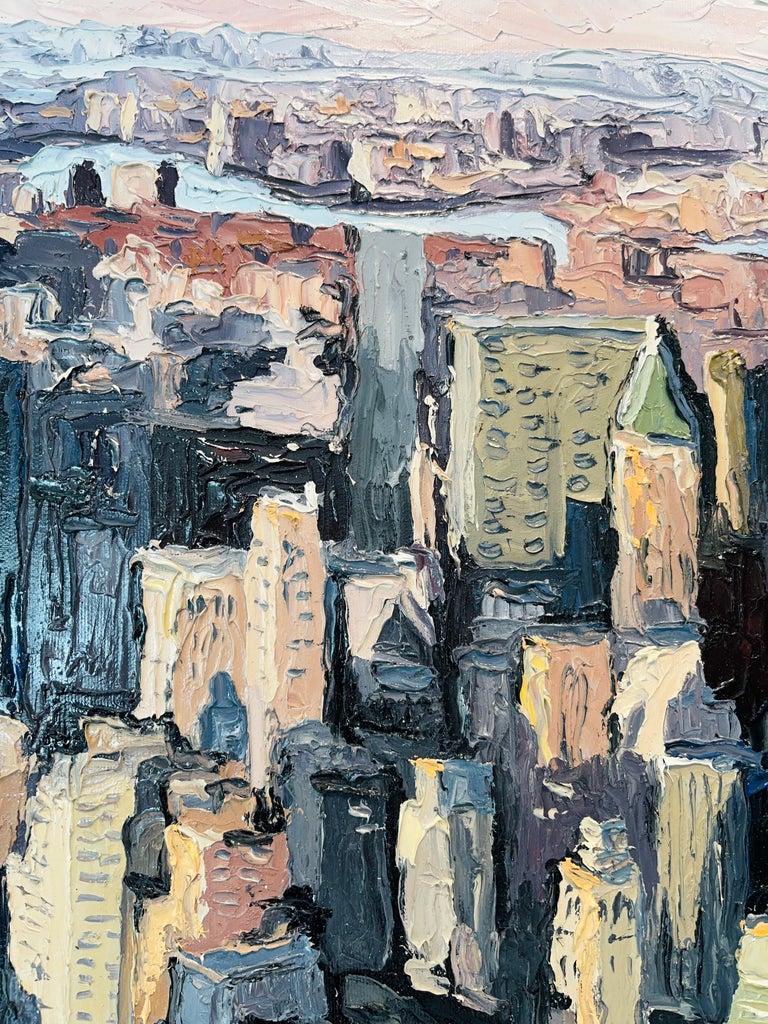 Mike Fantuz - NYC Financial District - original contemporary cityscape ...