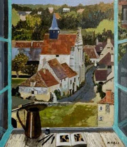 Mike Hall - Angles sur L'Anglin - contemporary still-life window ...