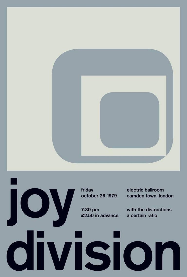 Mike Joyce - Joy Division, limited edition design print at 1stDibs