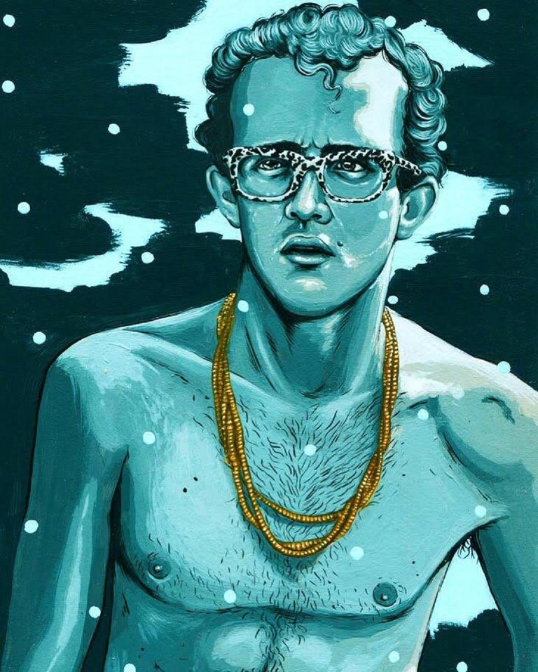 Mike Maxwell - An ode to Keith Haring and vandalism For Sale at 1stDibs