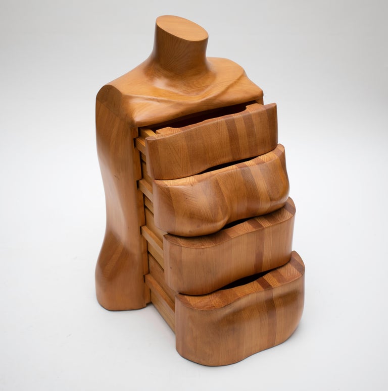 Mike Nevelson Sculptural Chest For Sale at 1stDibs