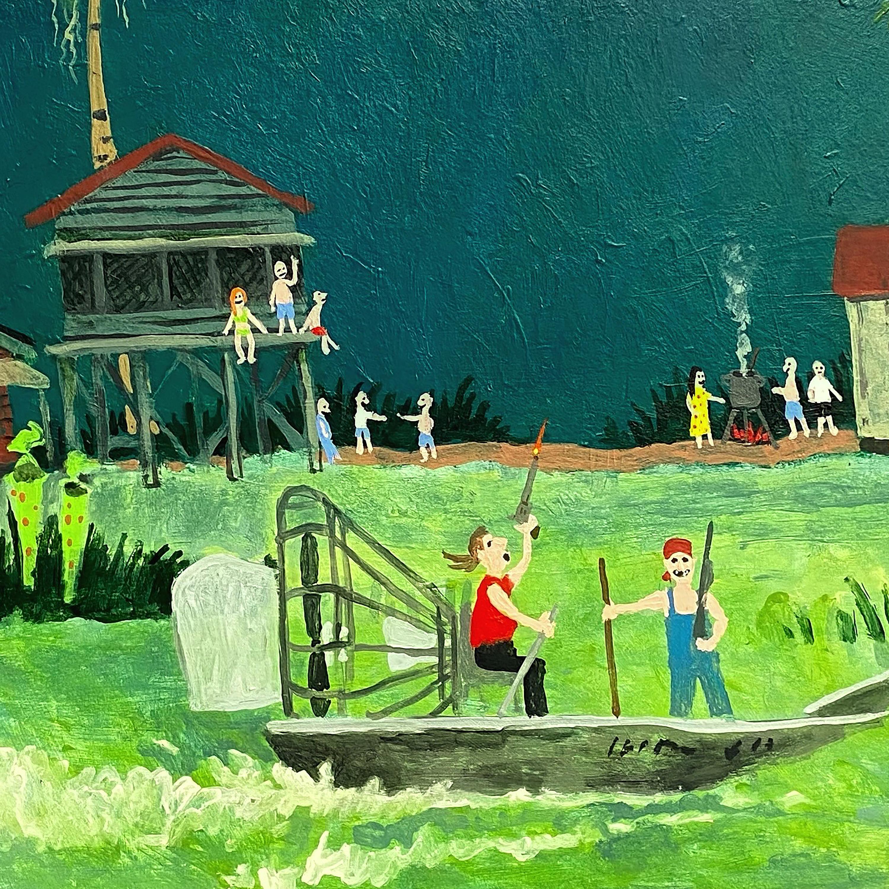 Mike Ousley - Cajun Moon at 1stDibs | cajun art, mike ousley, cajun ...