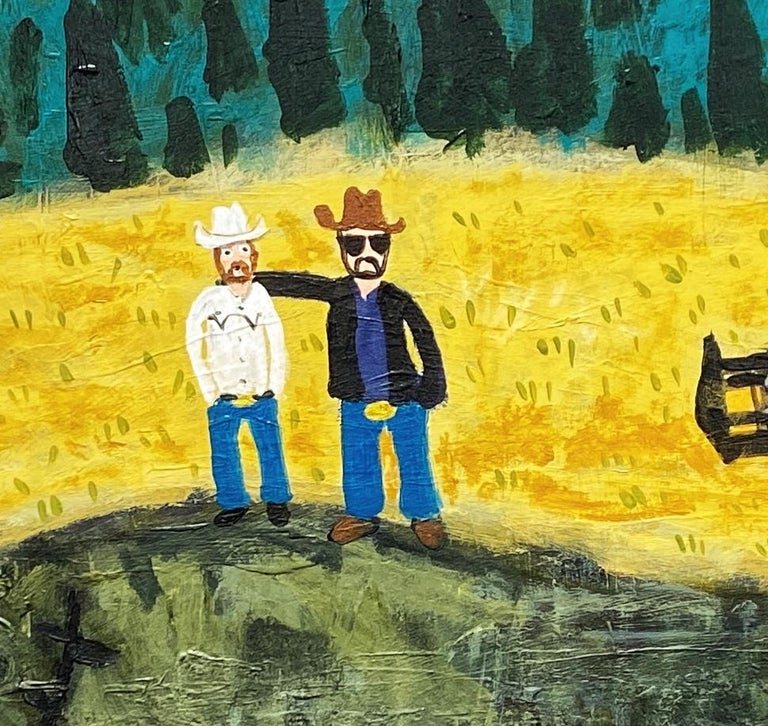 Mike Ousley - Rip Wheeler at the Train Station For Sale at 1stDibs