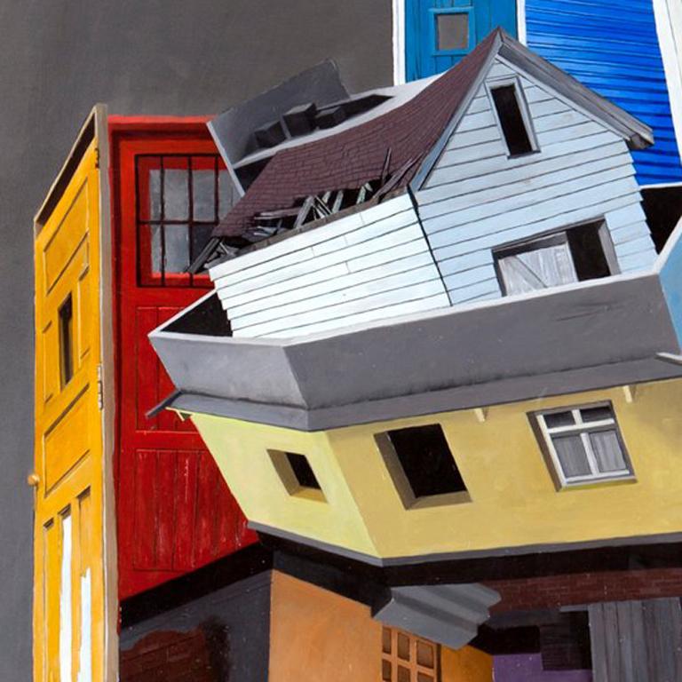 Mike Sagato - "Kenopsia", Mike Sagato, Oil Painting on Aluminum, 2014 ...