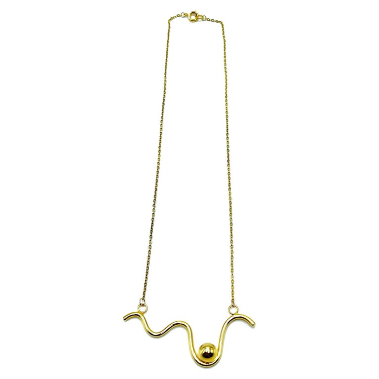Mikelle, 14k Gold Plate Chain Necklace For Sale at 1stDibs