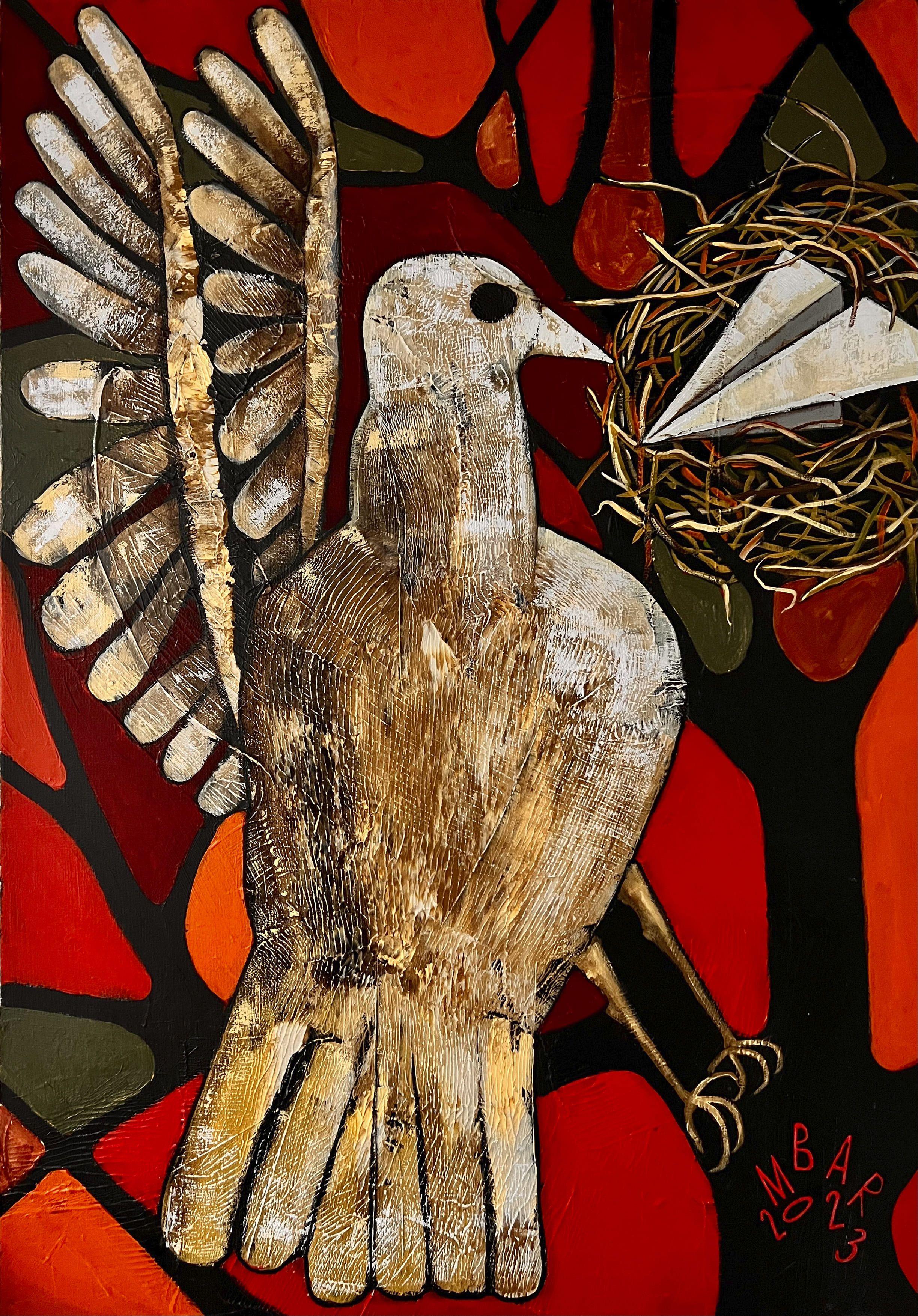 Mikhail Baranovskiy - Foundling, Painting, Acrylic on Canvas For Sale ...