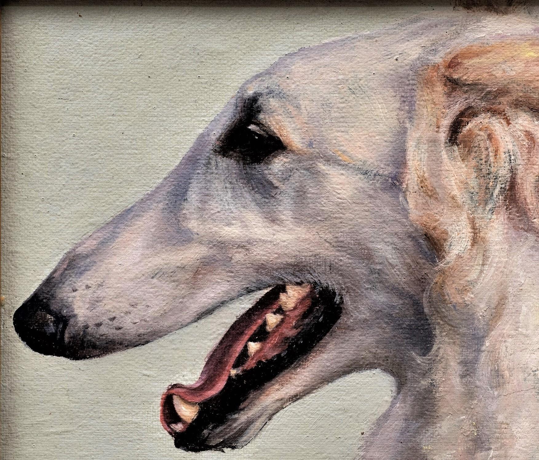 Mikhail Naraditsky - Dog Portrait "Head of a Borzoi" Mikhail Naroditsky ...