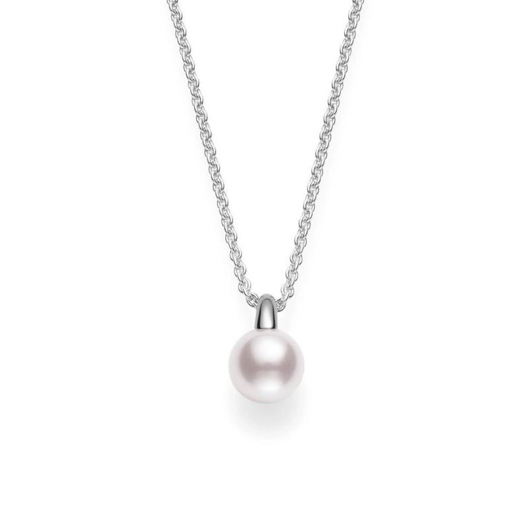 Mikimoto 18k Single Akoya Pearl Pendant Necklace MPA10305AXXW For Sale ...