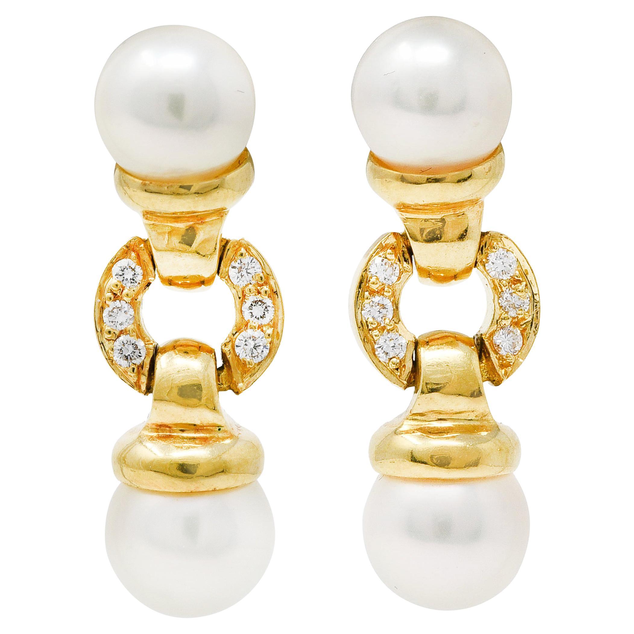 Mikimoto Cultured Akoya 10mm Pearl Gold 40 inch Long Necklace at ...