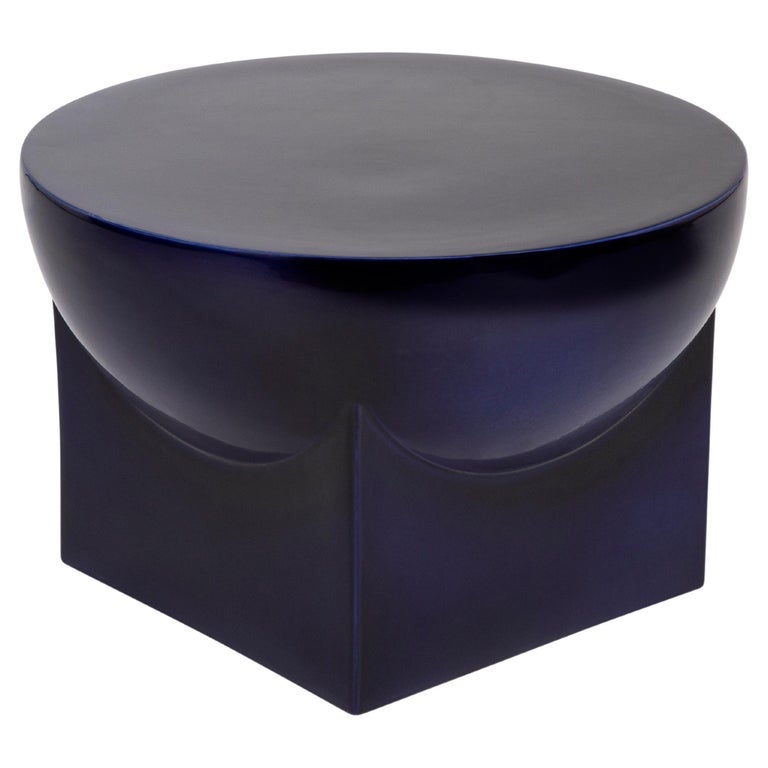 Mila Large Blue Side Table by Pulpo For Sale at 1stDibs