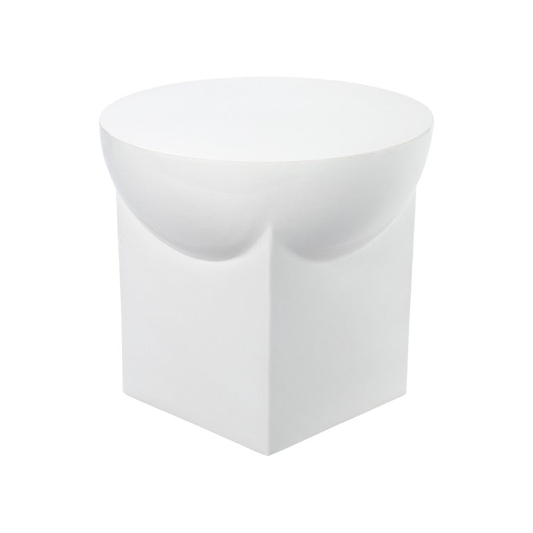 Mila Small Grey Side Table by Pulpo For Sale at 1stDibs