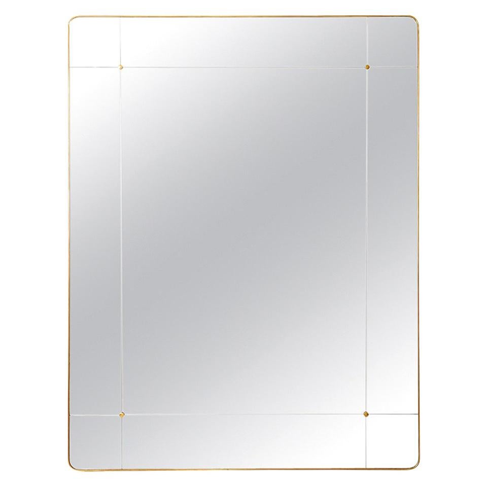 Milan Mirror - Bespoke - Mirrors with Brass, Bronze, Nickel or Chrome ...