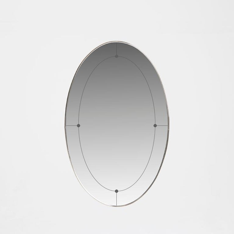 Milan Mirror - Bespoke - Mirrors with Brass, Bronze, Nickel or Chrome ...