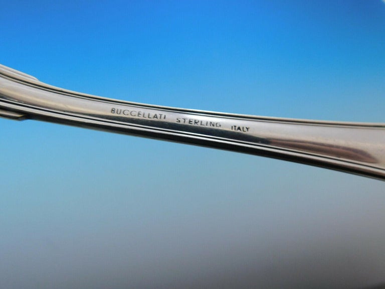 Milano by Buccellati Italy Silver Flatware Set for 12 Service 67 Pieces ...