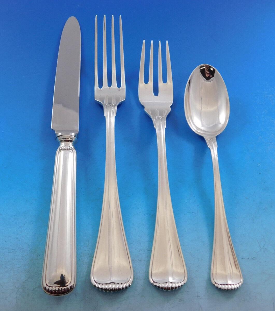Milano by Buccellati Italy Sterling Silver Flatware Set Service 178 ...
