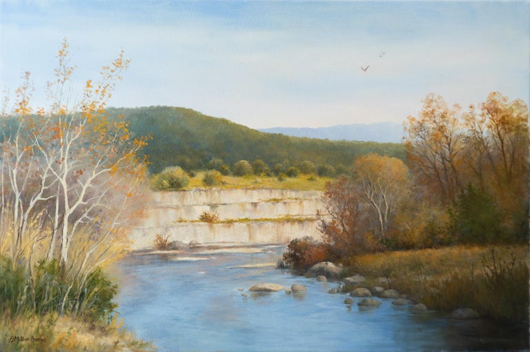 Milbie Benge - "The Sabine River" Texas landscape For Sale at 1stDibs