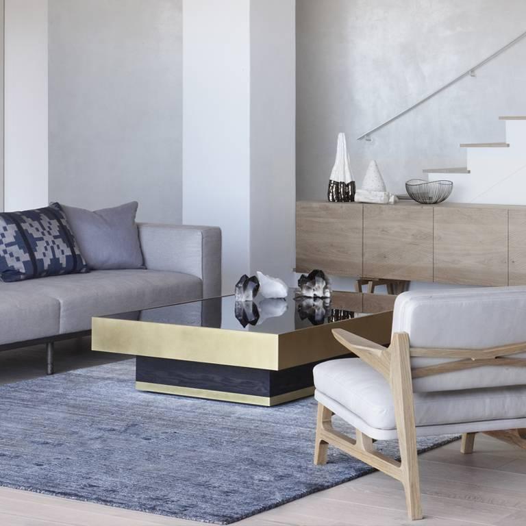 Contemporary Miles Timber Frame Lounge Armchair For Sale at 1stDibs