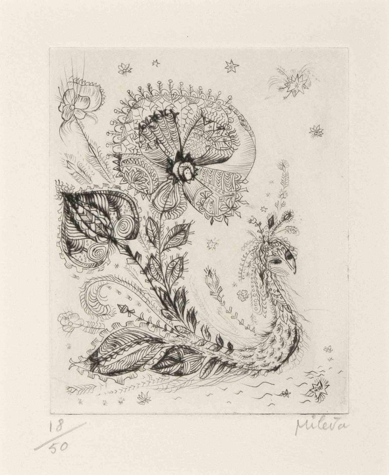 Surreal Composition - Original Etching - mid-20th Century For Sale at ...
