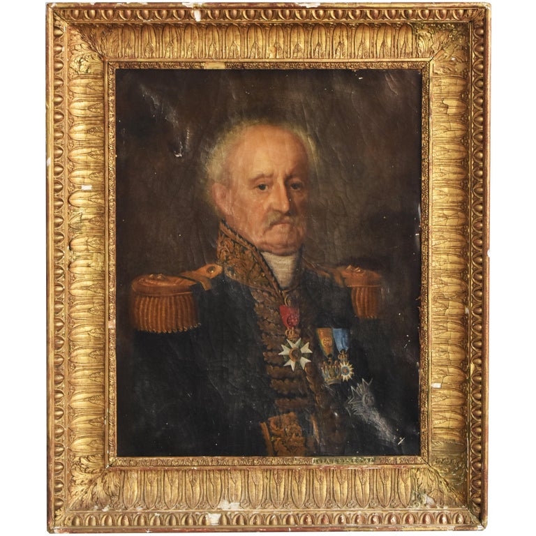 Portrait militaire du 19ème siècle du général Pierre-Augustin Hulin sur ...