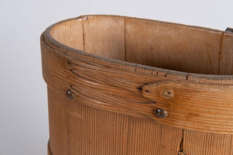 Milk Wooden Backpack, Switzerland, Early 1800 For Sale at 1stDibs