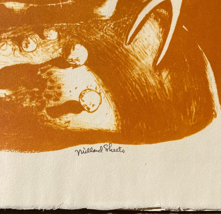 Millard Sheets - HORSE FRIGHTENED BY LIGHTNING - Proof imp- One of ...