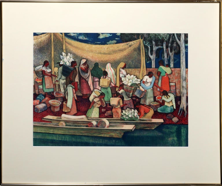 Millard Sheets - The Gathering by the River, Millard Sheets 1949 For ...