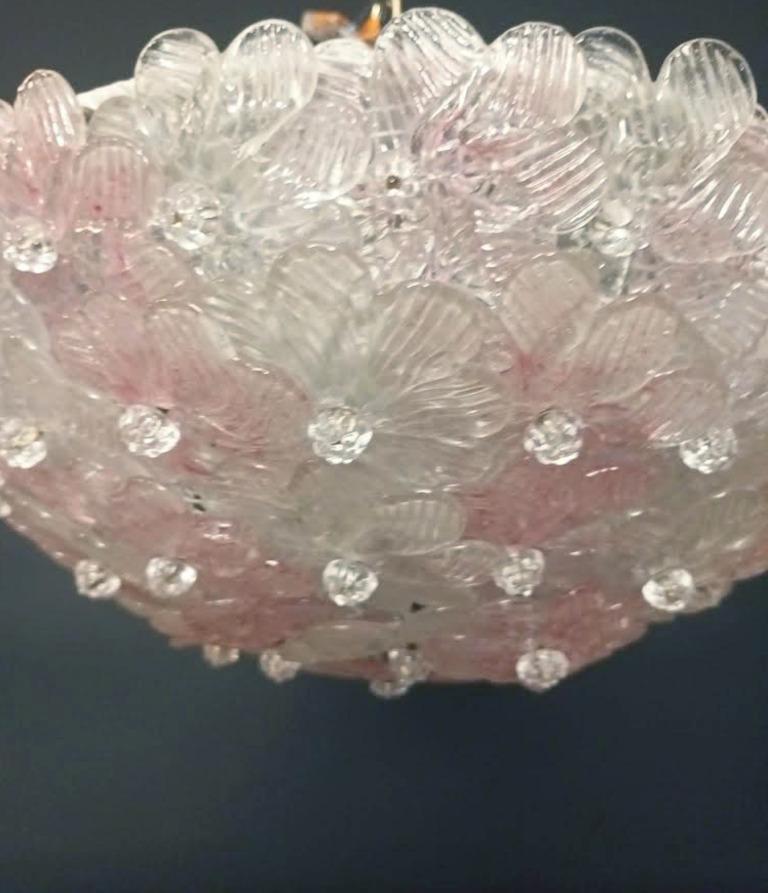 Millefiori Flush Mounts by Barovier e Toso - 2 Available For Sale at 1stDibs