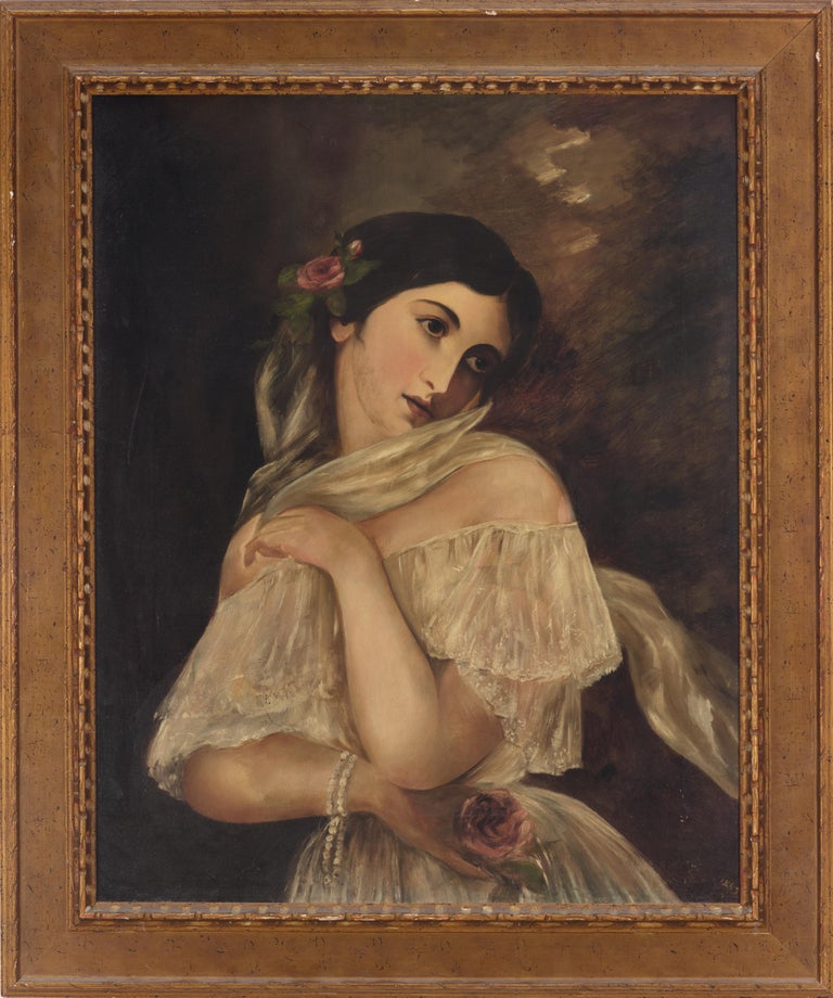 Millie Eva Wehn Baldwin - 'The Beautiful Viennese' oil on canvas For ...
