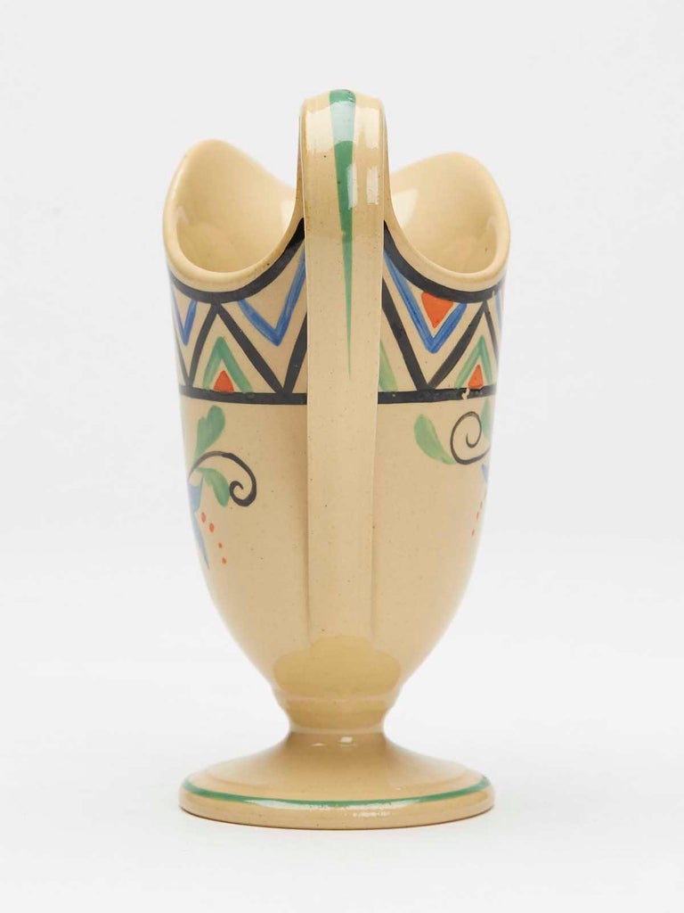 Millie Taplin Art Deco Wedgwood Floral Painted Cream Jug For Sale at ...