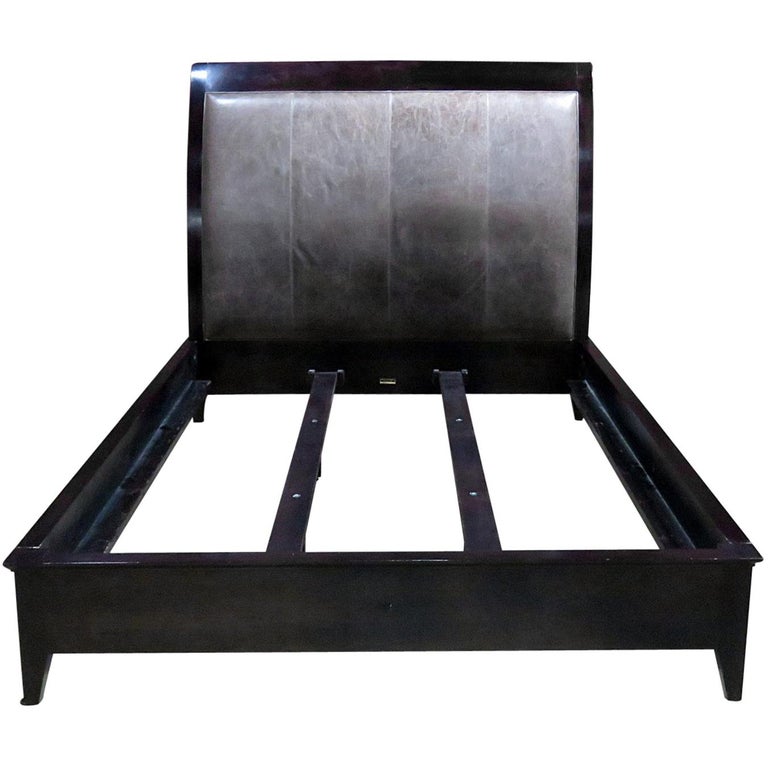 Milling Road for Baker Leather Upholstered King Size Bed For Sale at ...