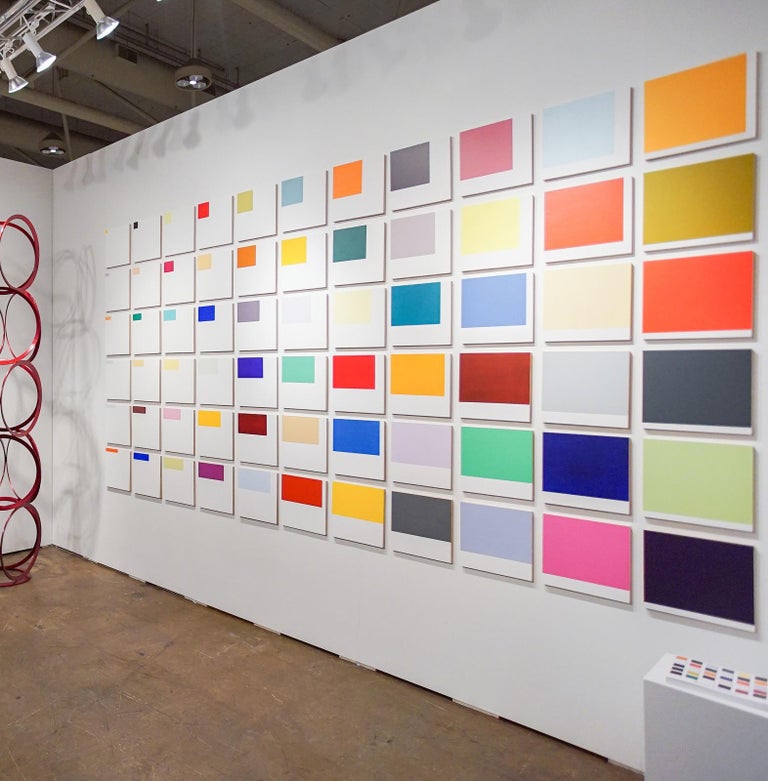 Milly Ristvedt - Increments - colourful large scale arrangement, small ...