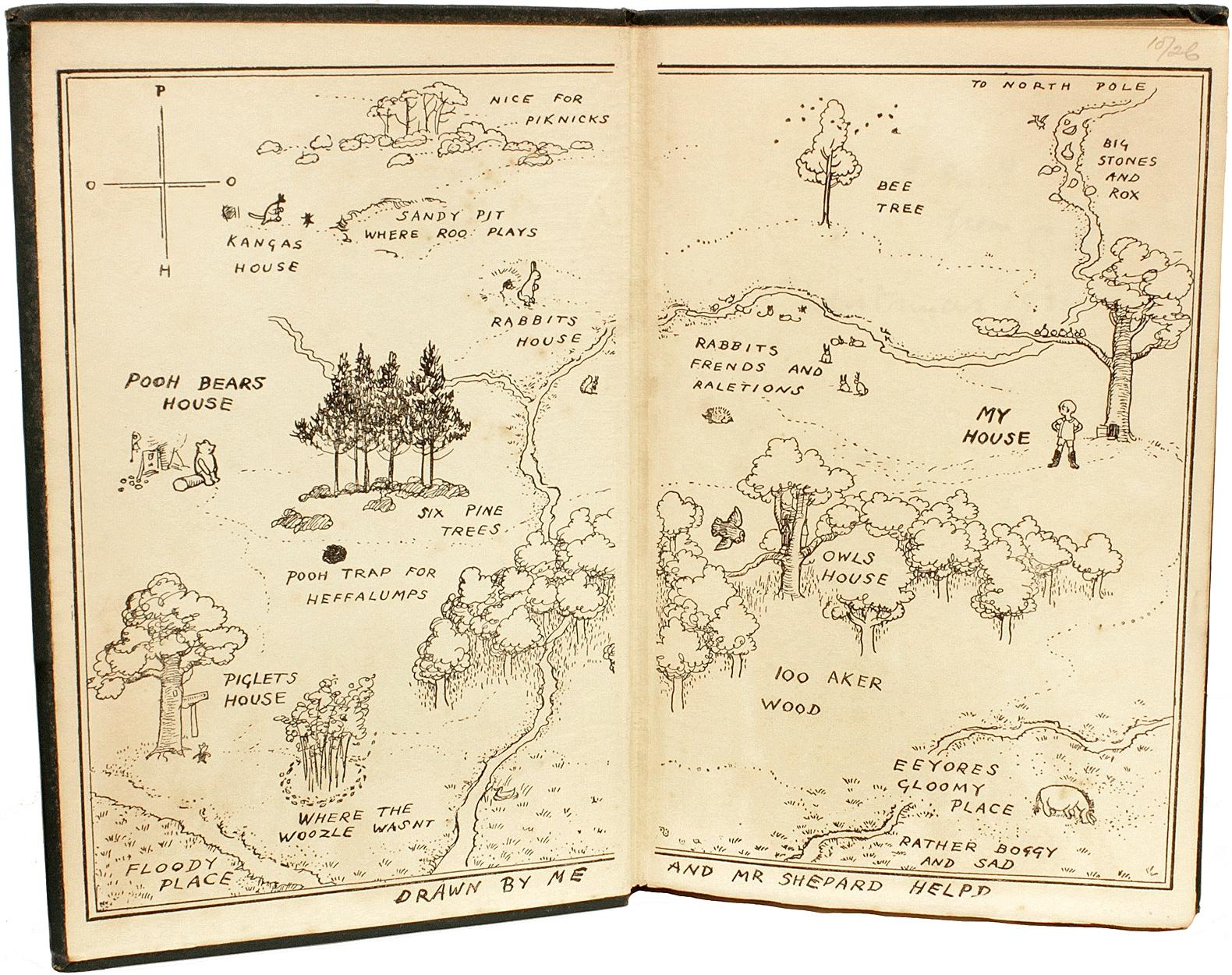 Milne, A. A. Winnie the Pooh, First Edition, First Printing, 1926 at ...