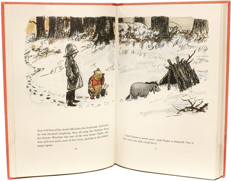 MILNE, House At Pooh Corner, 1ST COLOR ED INSCRIBED BY CHRISTOPHER ...